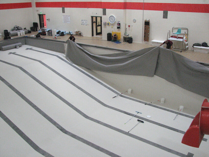 PVC Membrane Saves Old Commercial Pools - PoolPro