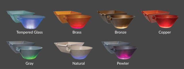 LED WaterBowls and LED Sheers Add Wow Factor Like Nothing Else - PoolPro