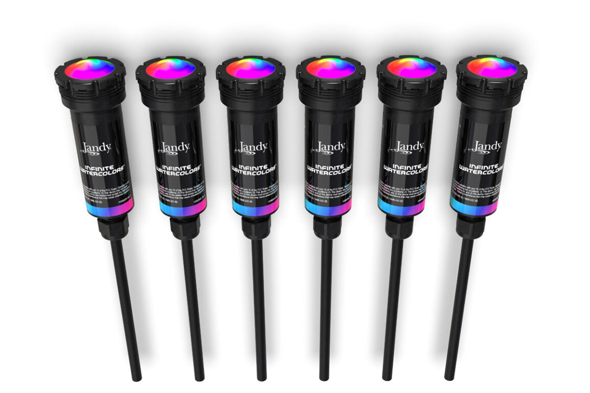 New Jandy Infinite WaterColors Lights Provide Endless Customization Options