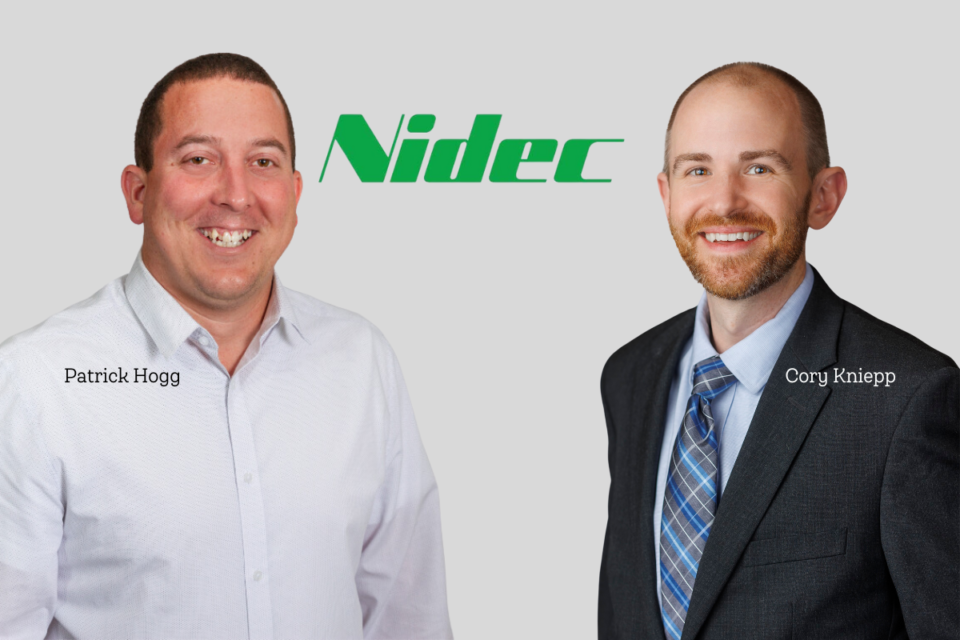 Nidec/U.S. MOTORS Announces Two Senior Staff Promotions
